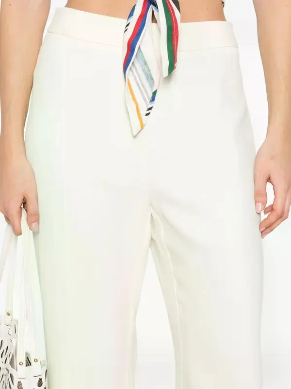 Etro Flared Trousers With Zip Fastening