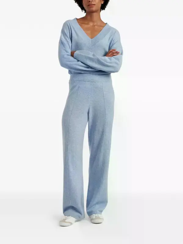 Chinti & Parker Baby Wide-leg Knitted Track Pants