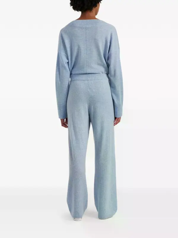 Chinti & Parker Baby Wide-leg Knitted Track Pants