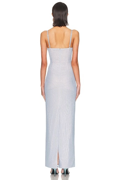 AREA Crystal Hotfix Gown