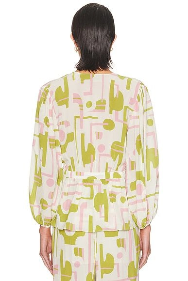 ADRIANA DEGREAS Tie Front Top