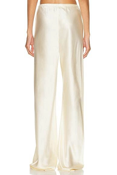 EAVES Loretta Silk Pants - Ivory