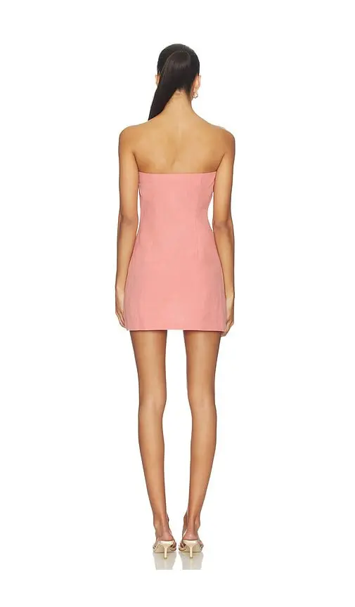 Hemant & Nandita Strapless Mini Dress - Pink