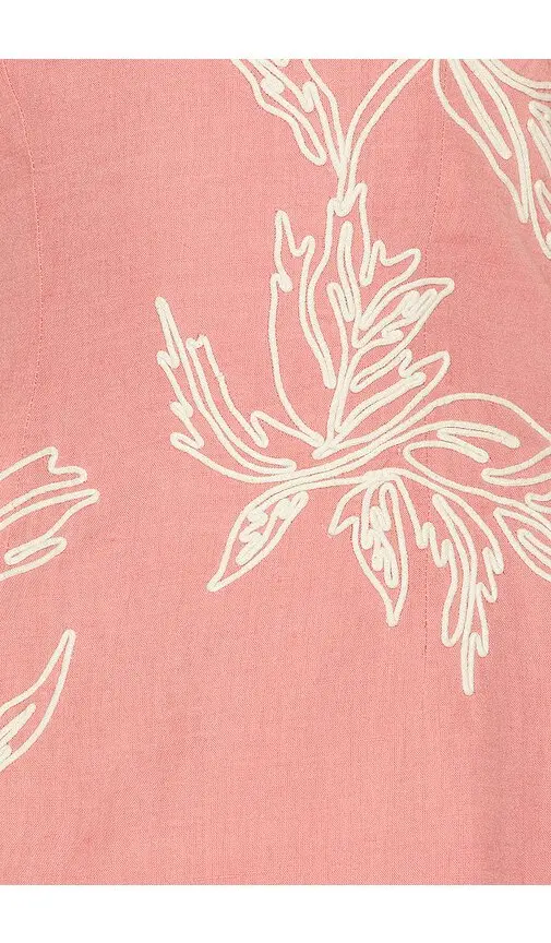 Hemant & Nandita Strapless Mini Dress - Pink