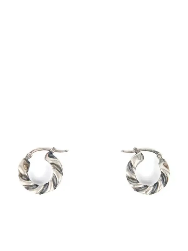 MAISON MARGIELA Burnished Chain Link Earrings