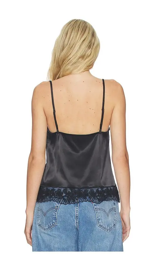 Superdown Akosia Cami Top With Lace Trim