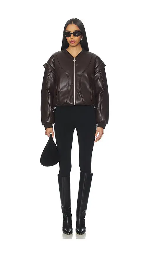 OW Valentina Faux Leather Jacket