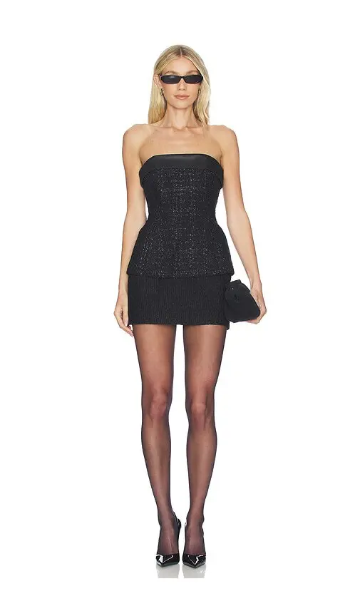 Majorelle Selene Tweed Top
