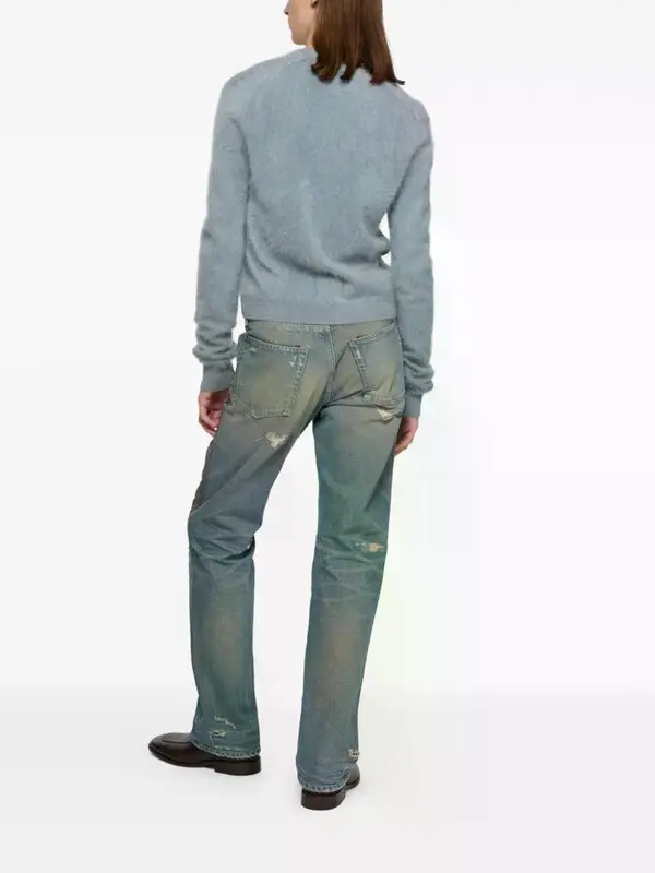 Acne Studios V-neck Fuzzy Cardigan