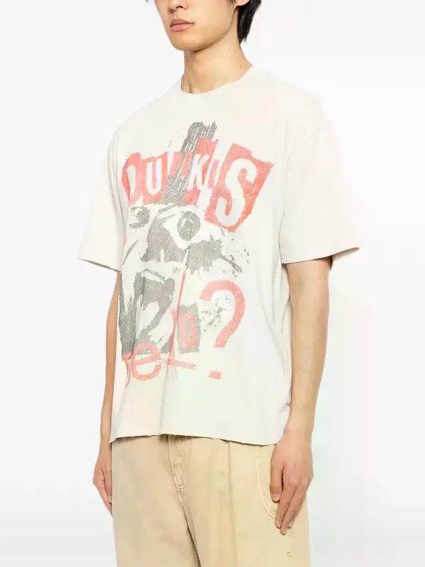 WARMAN Cotton Printed T-shirt