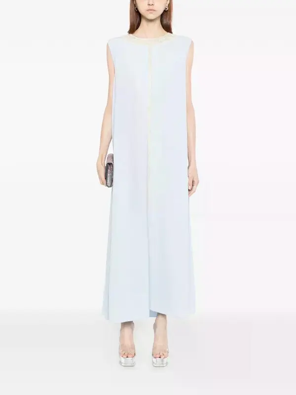 SHATHA ESSA Bead-embellished Maxi Dress