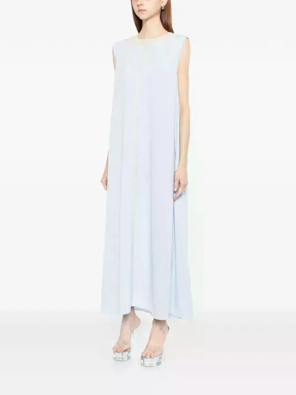 SHATHA ESSA Bead-embellished Maxi Dress