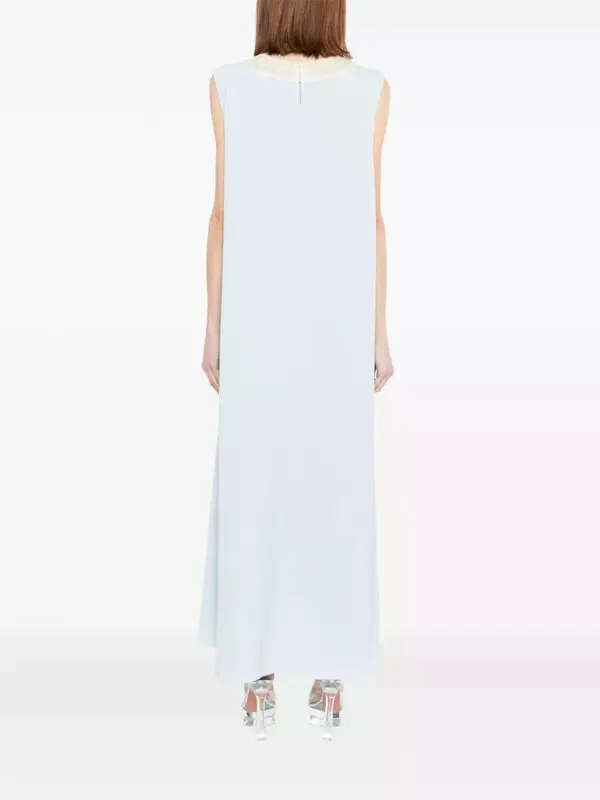 SHATHA ESSA Bead-embellished Maxi Dress