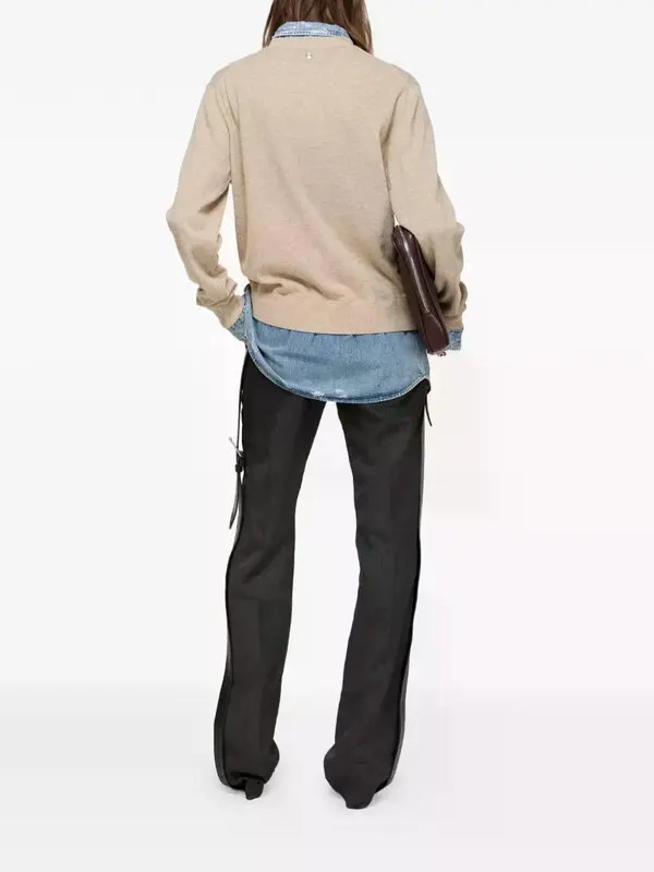 Acne Studios Layered V-neck Sweater - Neutrals