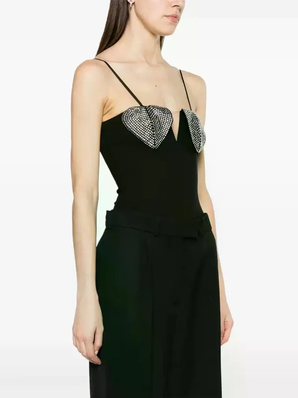 NISSA Embellished Heart Bodysuit
