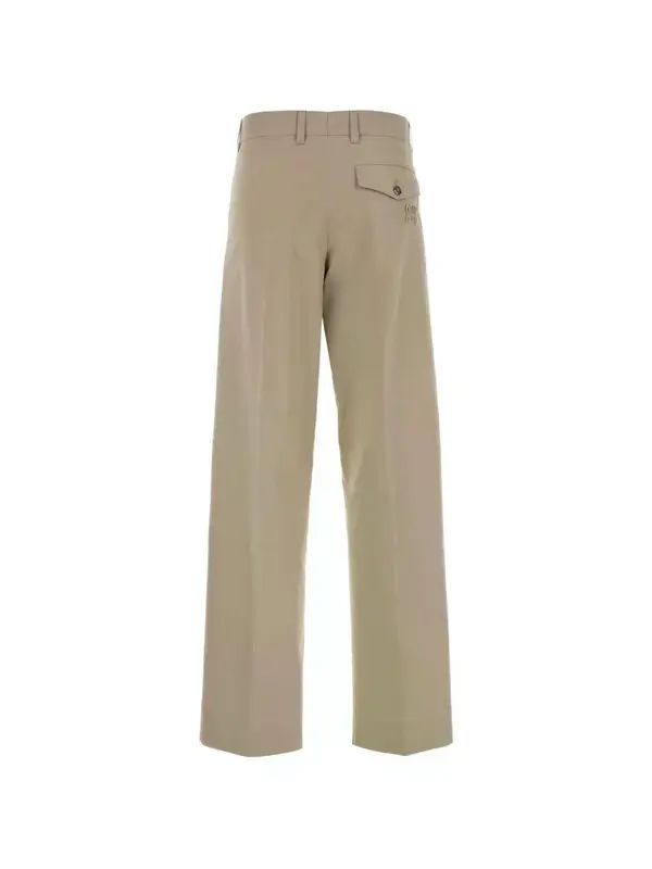 Miu Miu Panama Logo-embroidered Trousers