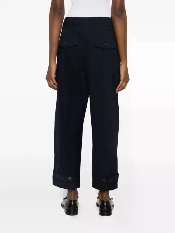 Max Mara Panelled Cargo Trousers
