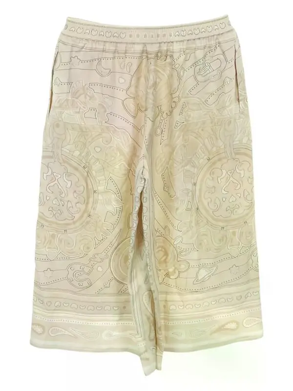 Hermès Silk Bandana Trousers