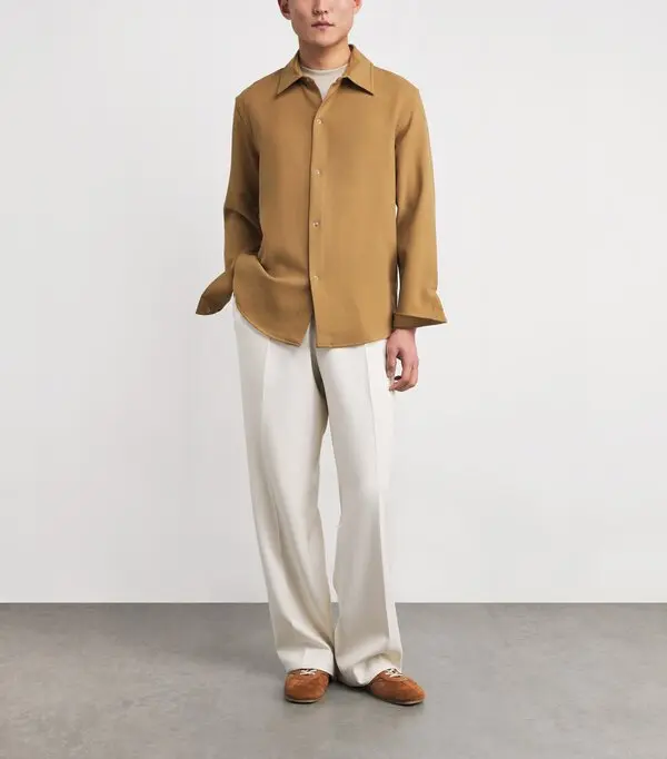 Sandro Jersey Shirt - Beige