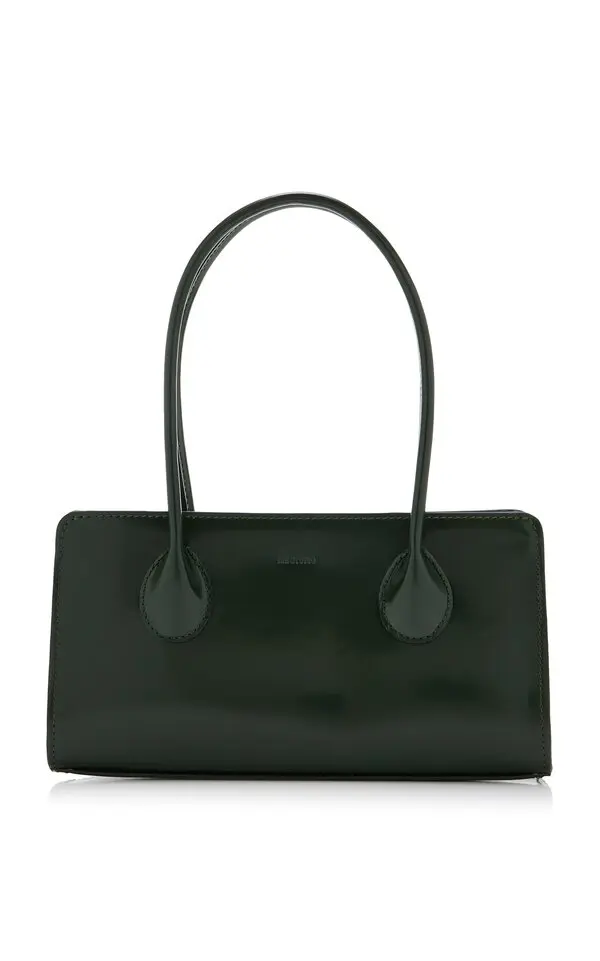 Lié Studio The Lou Patent Leather Bag - Green