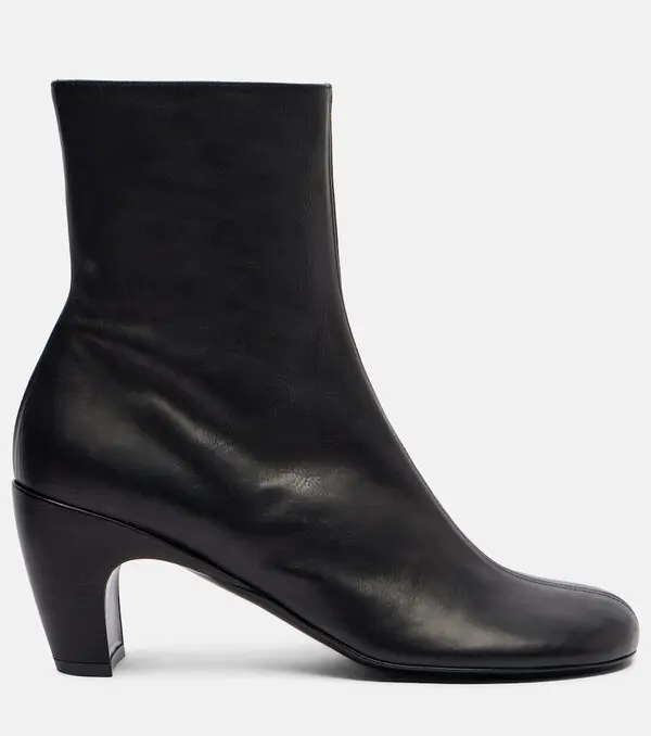 Dries Van Noten Leather Ankle Boots