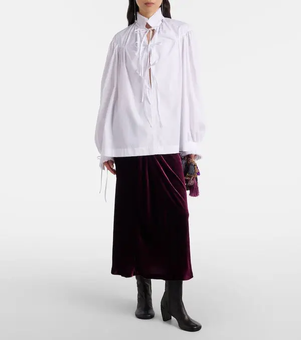 Dries Van Noten Leather Ankle Boots