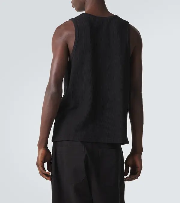 Studio Nicholson Razim Cotton Jersey Tank Top - Black