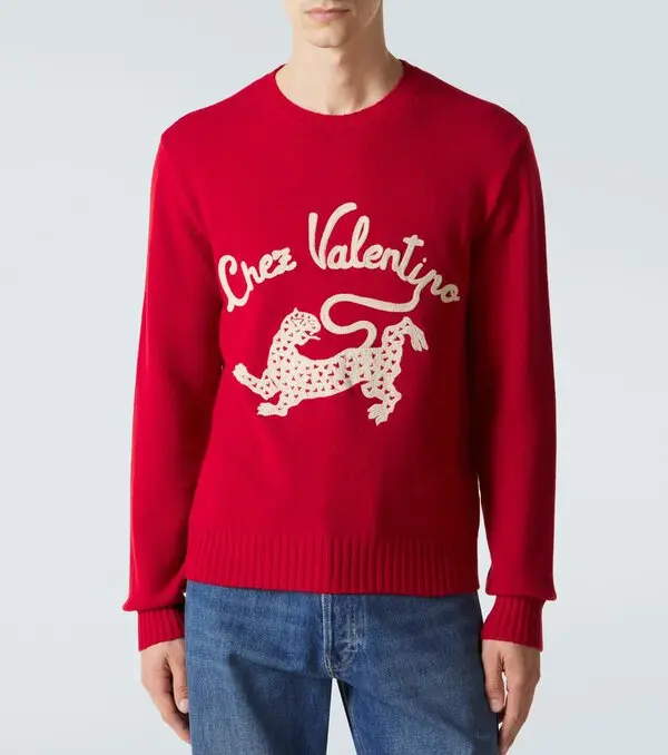 Valentino Garavani Virgin Wool Crewneck Sweater