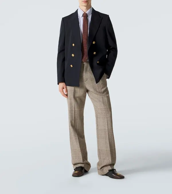 Valentino Garavani Double-breasted Virgin Wool Blazer