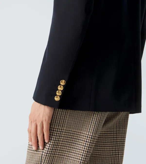 Valentino Garavani Double-breasted Virgin Wool Blazer
