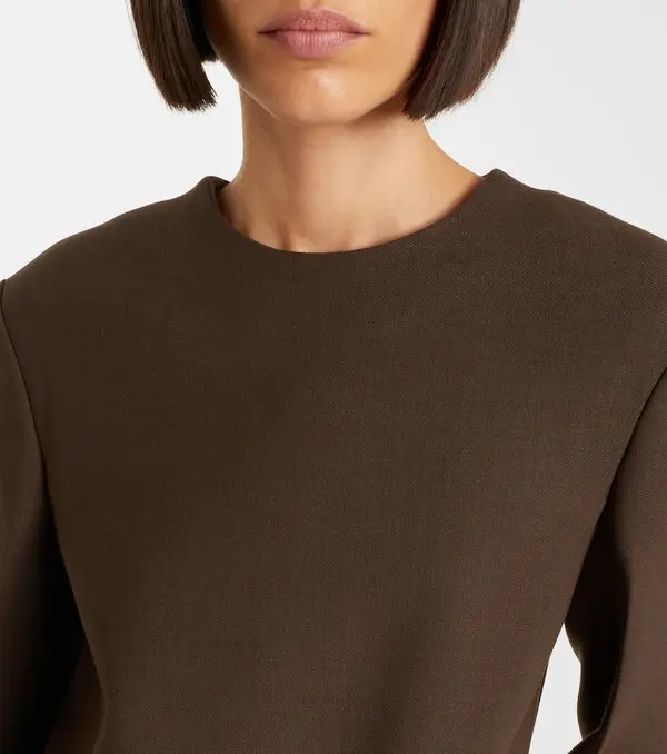 TOTEME Pocket Crepe Top - Brown