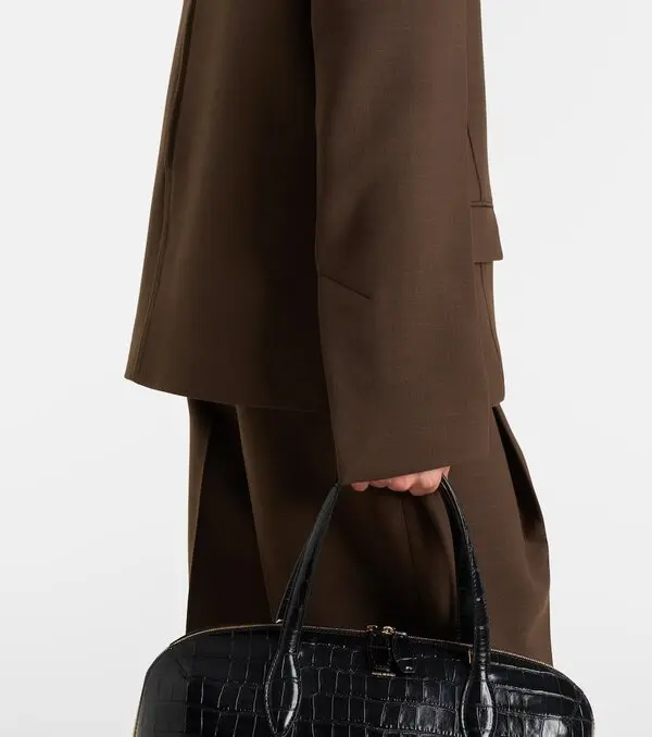 TOTEME Pocket Crepe Top - Brown