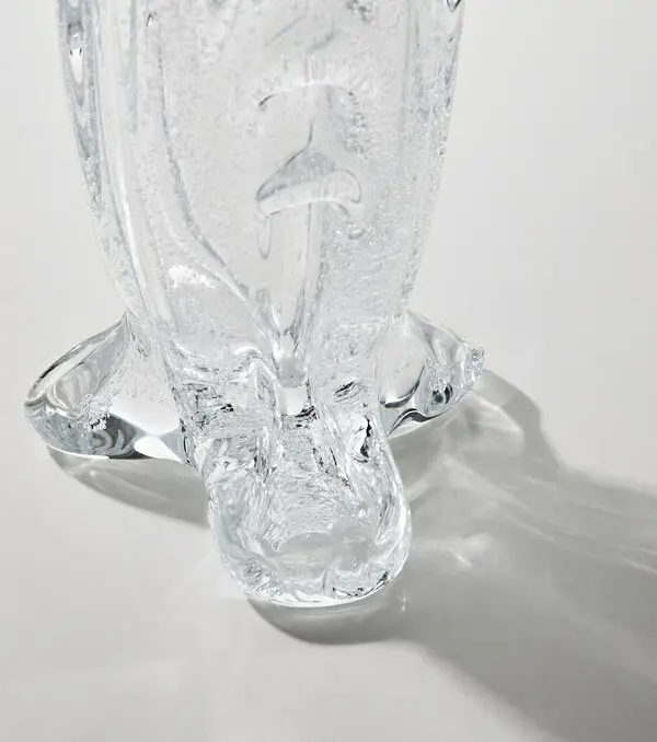 LOUISE ROE S.r. Vintage Drape Glass Vase - Transparent