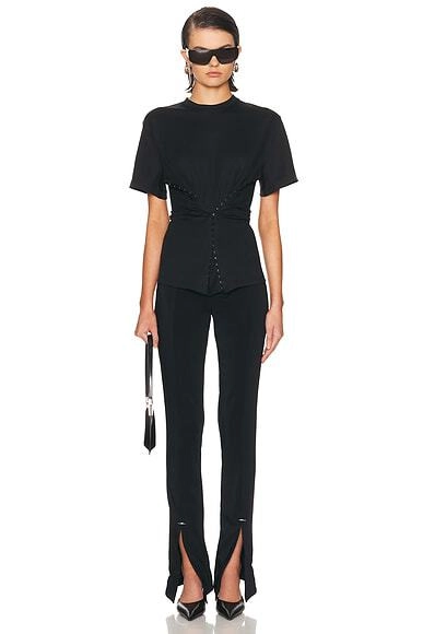 MUGLER Short Sleeve Top