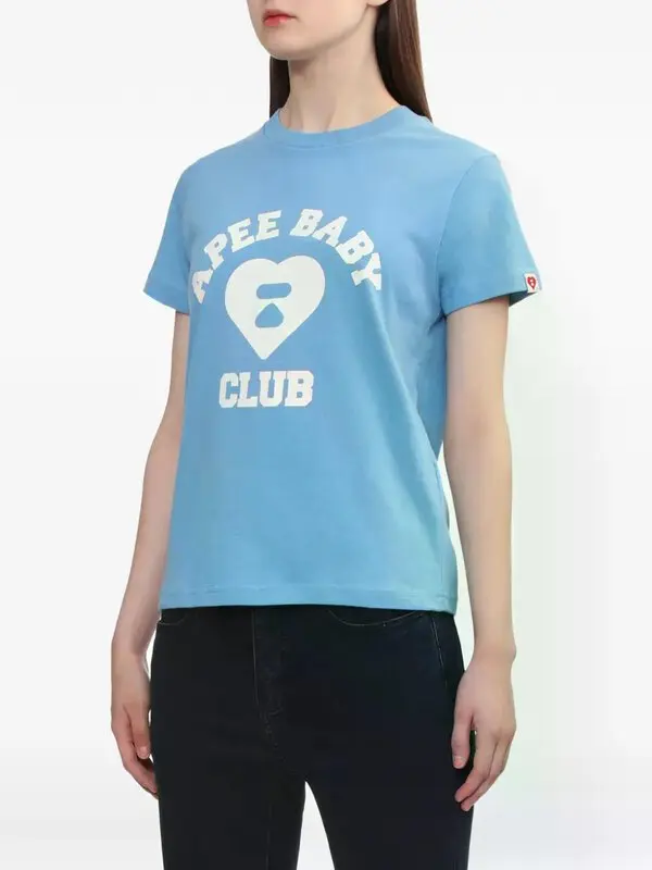 A BATHING APE Baby Print T-shirt - Blue