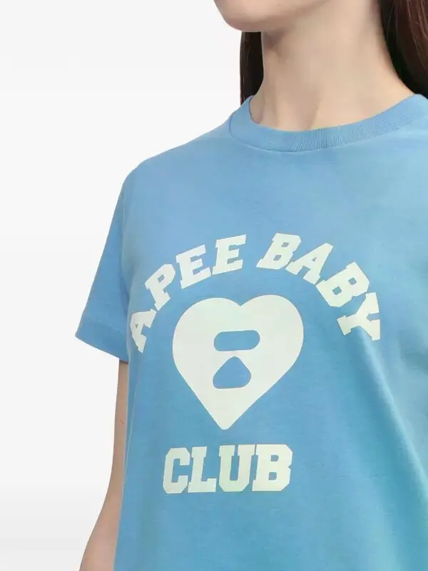 A BATHING APE Baby Print T-shirt - Blue