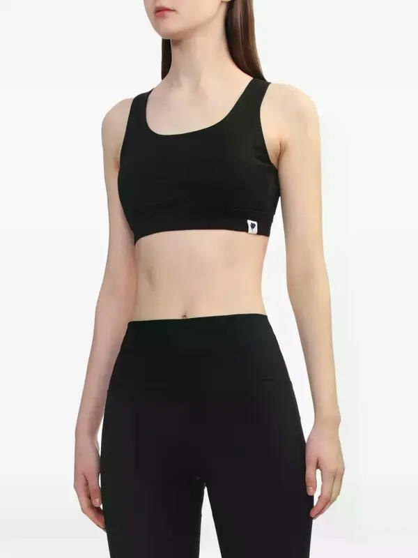 A BATHING APE Racerback Sports Bra - Black