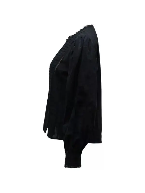ISABEL MARANT VINTAGE Button-front Pleated Blouse