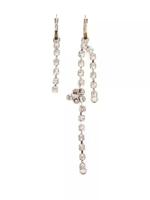 MAISON MARGIELA Tone Crystal Drop Earrings