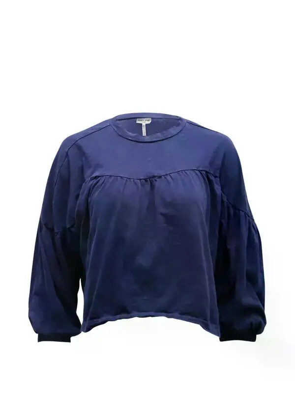APIECE APART Gathered Yoke Cotton Blouse