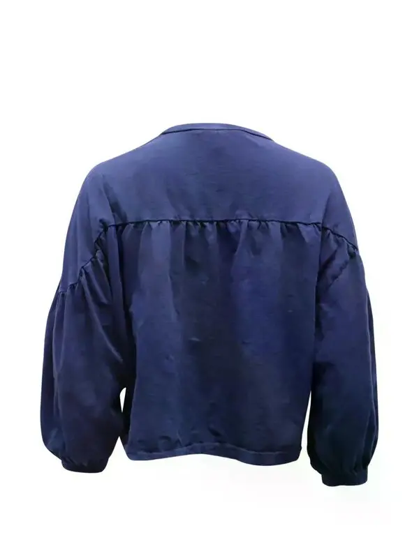 APIECE APART Gathered Yoke Cotton Blouse