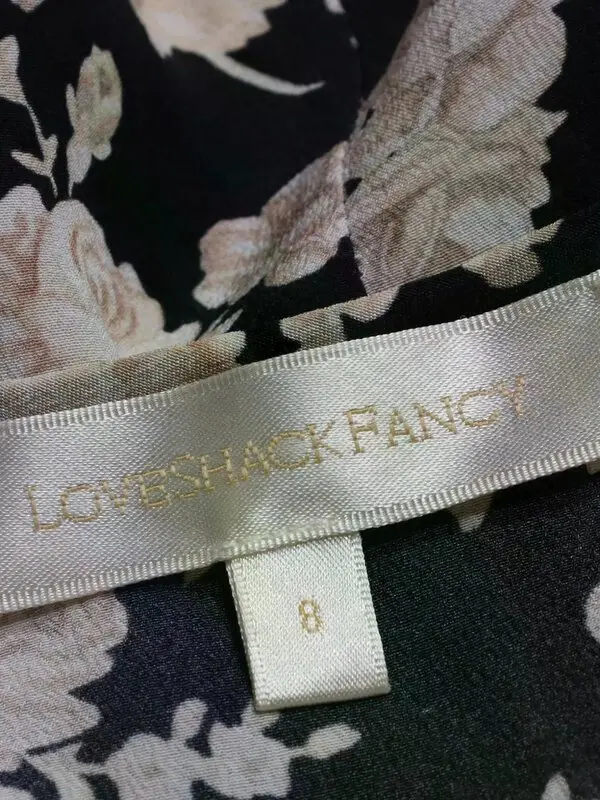 LoveShackFancy Juree Floral-print Mini Dress