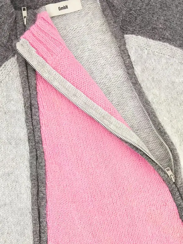 GMBH Colourblock Zip Sweater