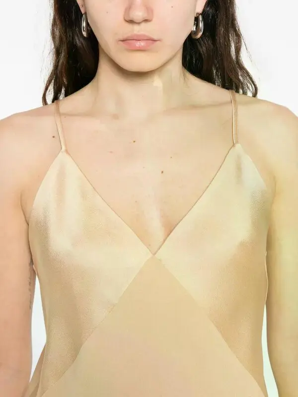 FORTE_FORTE V-neck Spaghetti Strap Top