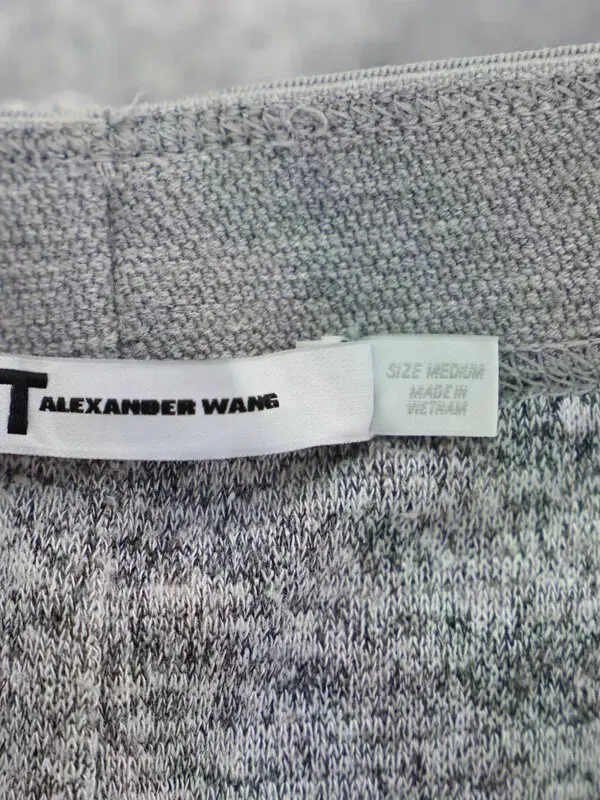 ALEXANDER WANG Draped Mini Skirt - Grey