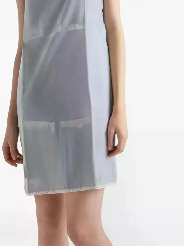 Prada Flared Spaghetti-straps Slip Dress