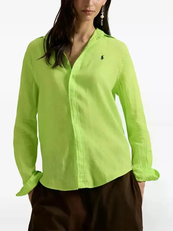 Polo Ralph Lauren Embroidered Linen Shirt