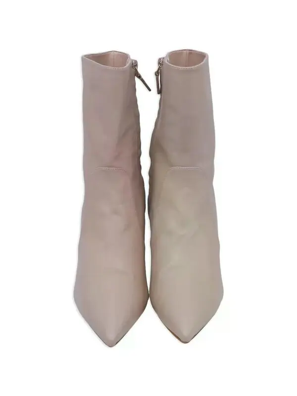 STUART WEITZMAN Pointed-toe Zip Fastening Ankle Boots - Neutrals