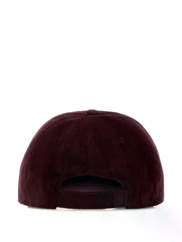 Fendi Corduroy Baseball Cap - Red