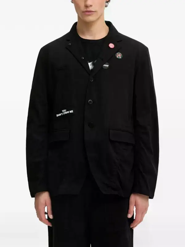 Undercover Appliqué Tailored Jacket